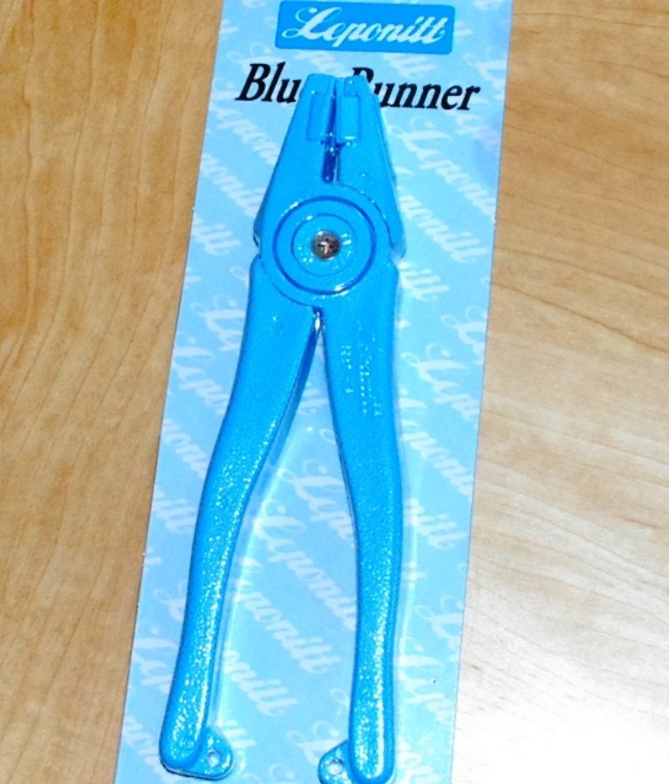 Leponitt 8" Blue Handle Plastic Running Pliers - Marvelous Mosaic Fine Art